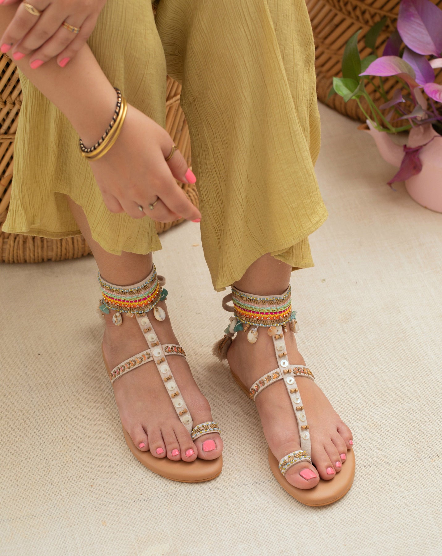 Shop Handmade Women's Slide Sandals Online