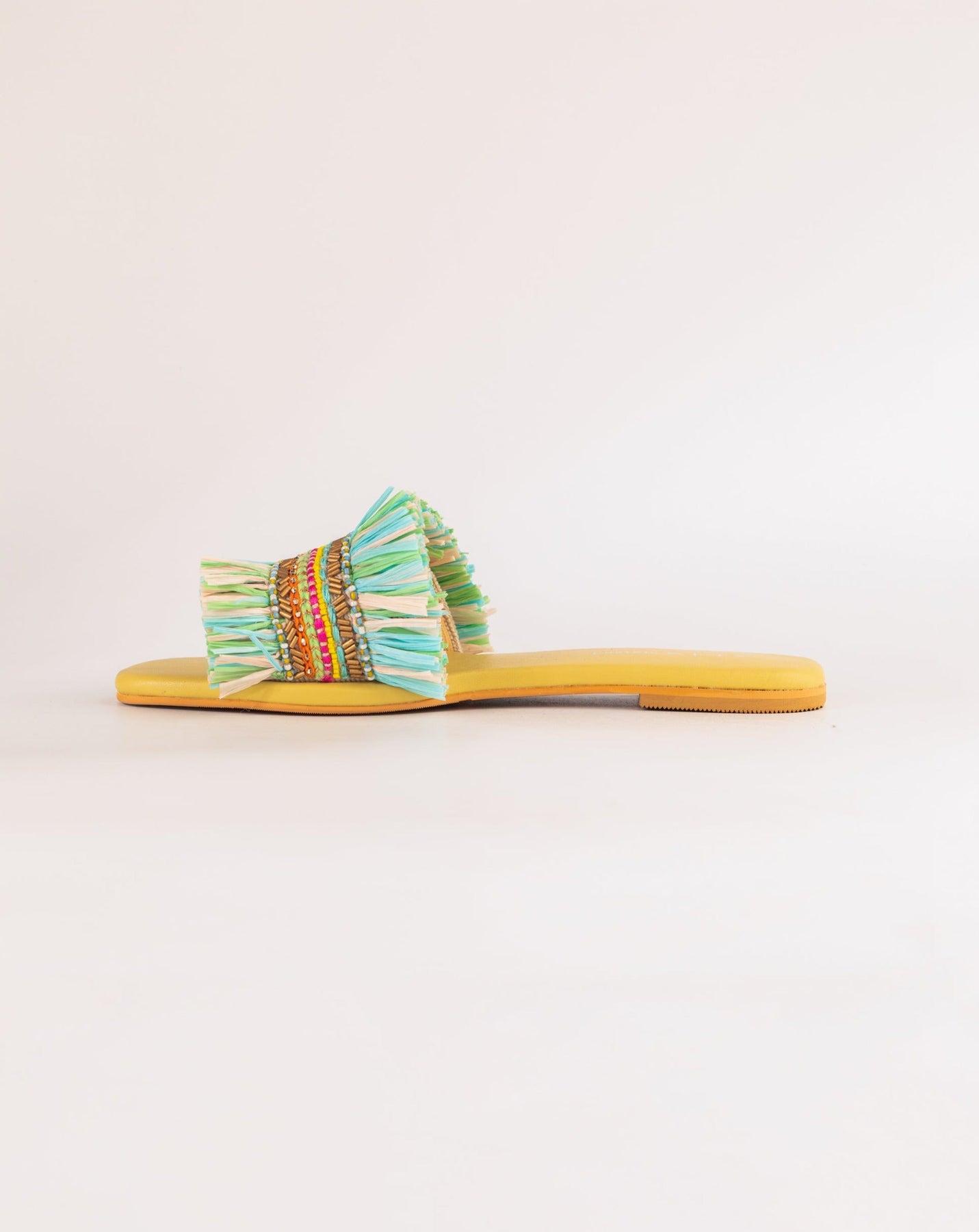 Designer Flat Sandals for Women - Pastels & Pop