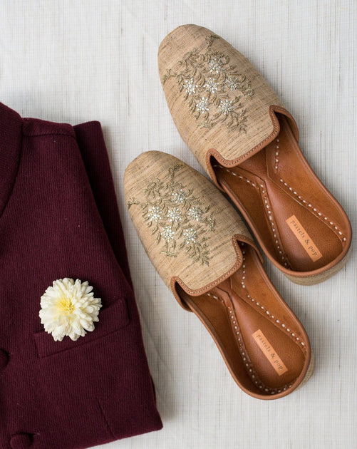 Punjabi Jutti for Men | Handcrafted Jutti - Pastels & Pop