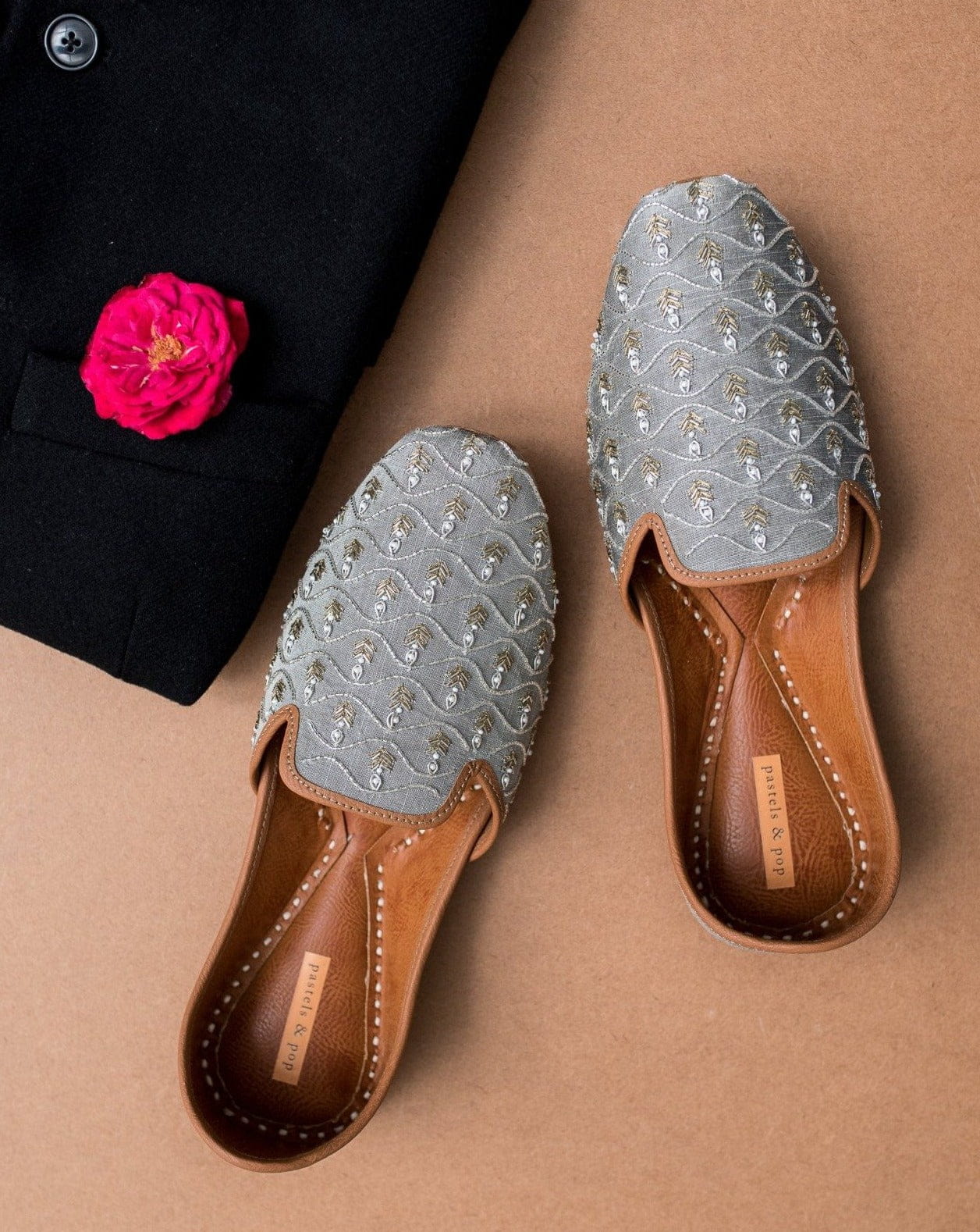 Punjabi Jutti for Men | Handcrafted Jutti - Pastels & Pop